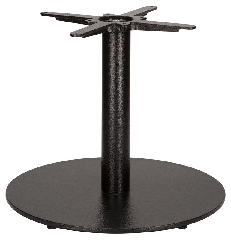 Titan Large Round Table Base - Black - GF-Trade