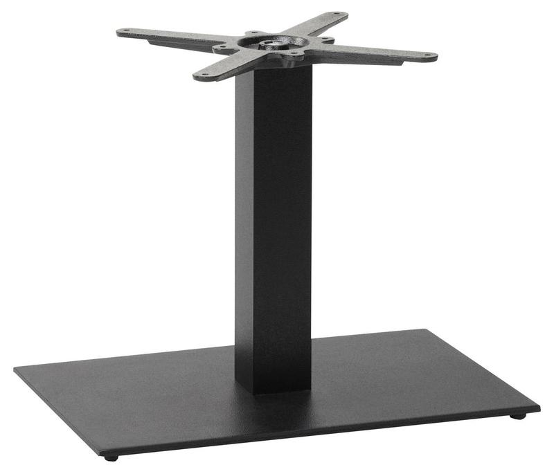 Titan Single Rectangular Table Base - Black - GF-Trade