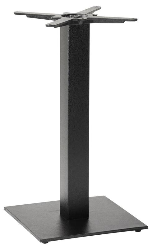 Titan Small Square Table Base - Black - GF-Trade