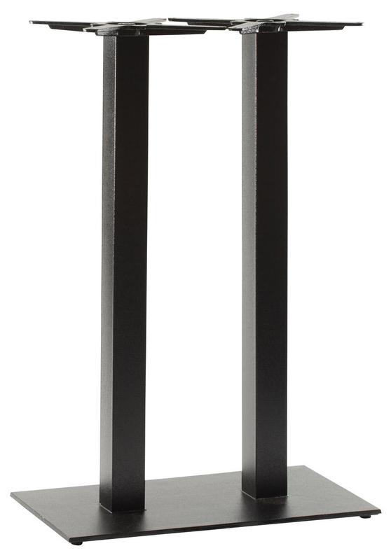 Titan Rectangular Twin Table Base - Black - GF-Trade